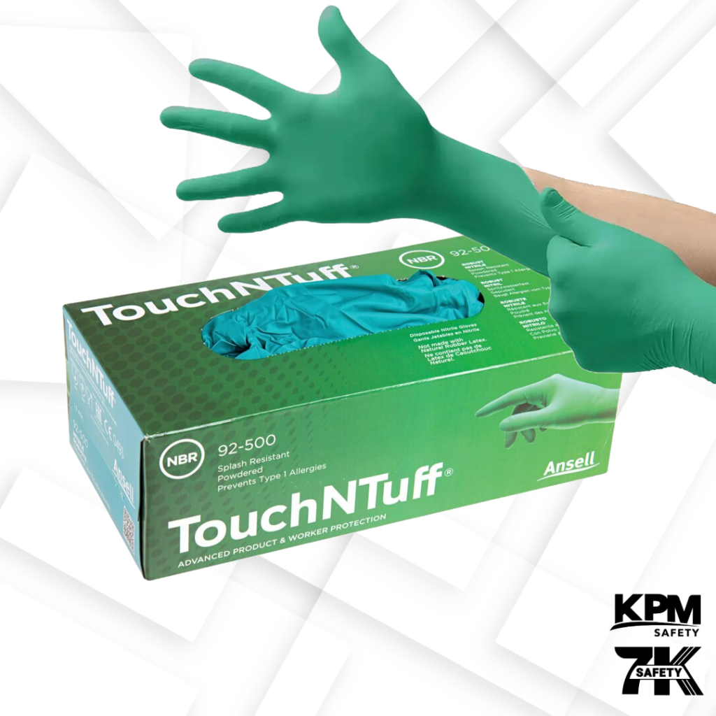 Guantes Verdes de Nitrilo Ansell TouchNTuff® 92-600 al mejor precio ...